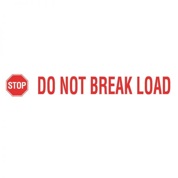 Stock Message Tape, “Do Not Break Load” - 2Sticky Tape