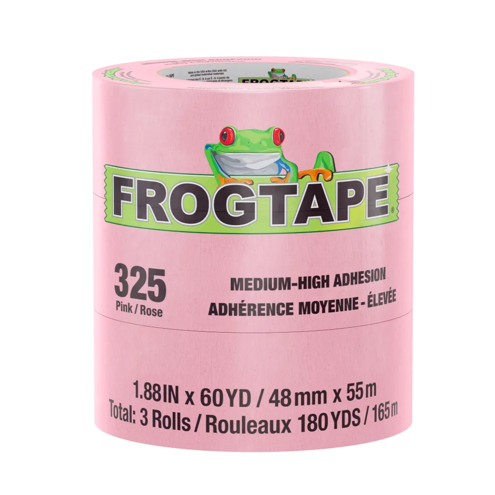FrogTape® 325 Pink Performance Grade High Temperature, Medium-High Adhesion Masking Tape ...